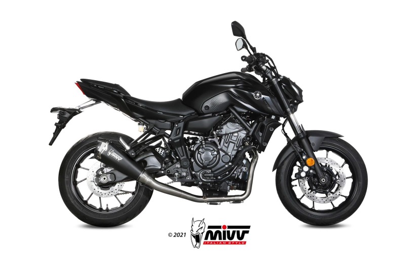 MIVV - Delta race black Yamaha MT07 full system